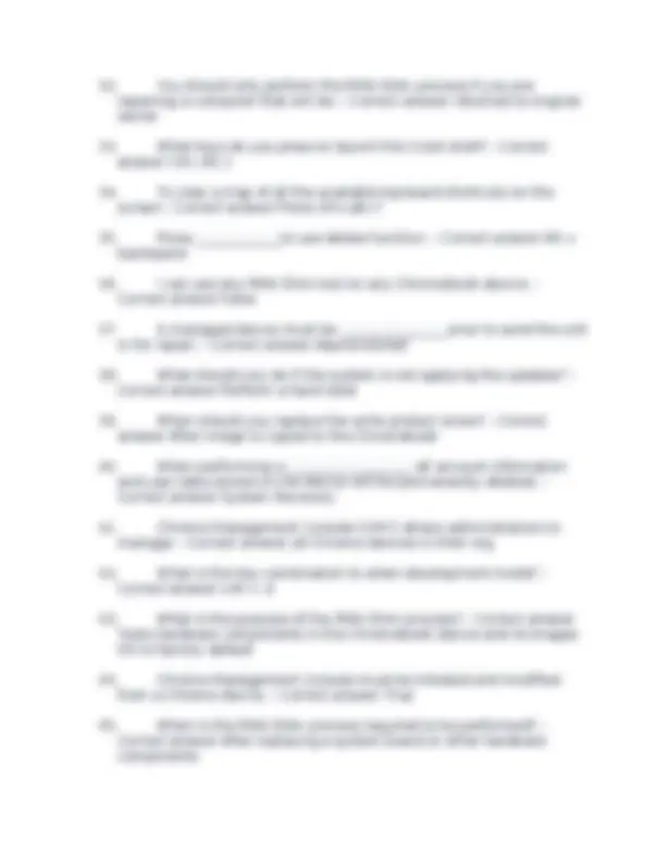 HP CHROMEBOOK/CHROMEBOX SERVICE QUALIFICATION ASSESSMENT EXAM WITH THE ...