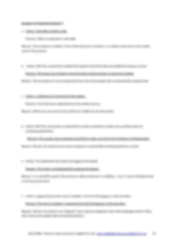 Passive and Active Voice Transformations in English | Monografías, Ensayos de Inglés | Docsity