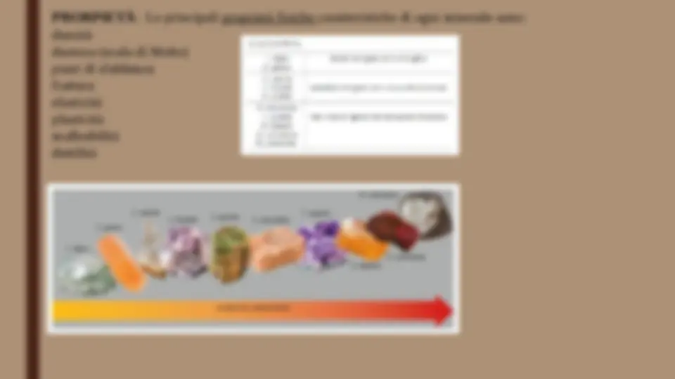 Minerali: Caratteristiche, Genesi, Composizione e Proprietà | Slide di ...