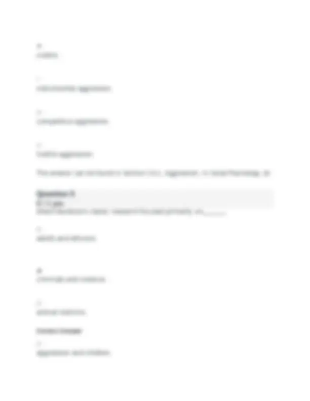 PSY301 Week 4_PSY301 Quiz3 Questions with Answers | Exams Psychology ...