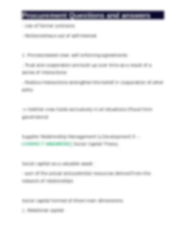 Procurement Questions and answers Procurement Questions and answers ...