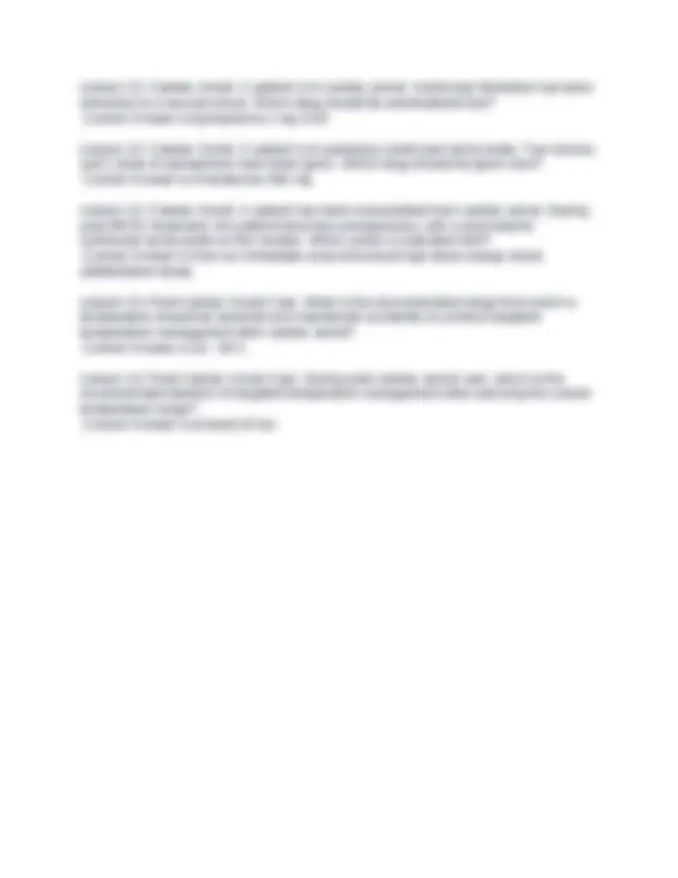 ACLS Precourse Work Questions and Answers 2024 | Exams Nursing | Docsity