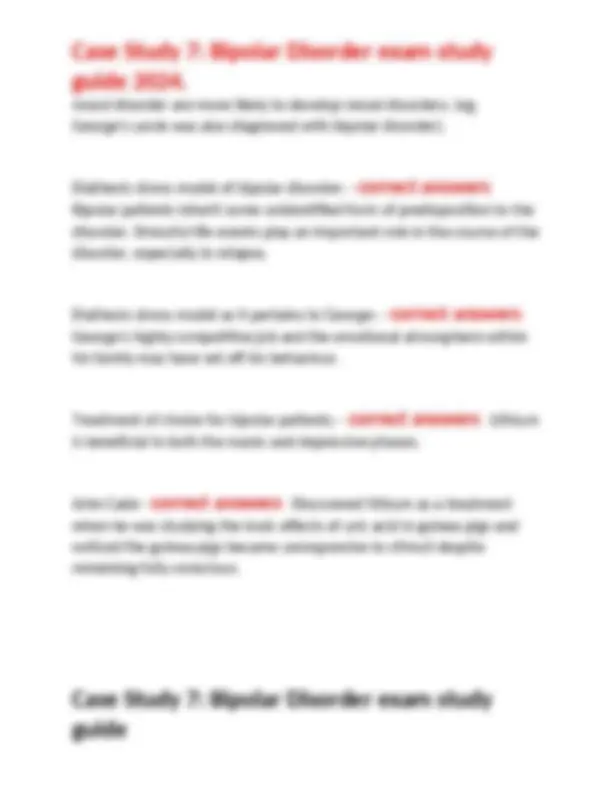 Bipolar Disorder Exam Study Guide: Signs, Diagnosis, Differences ...