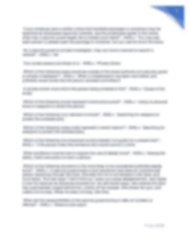 CLEET Certification Test Solutions for Security Guards and Private ...