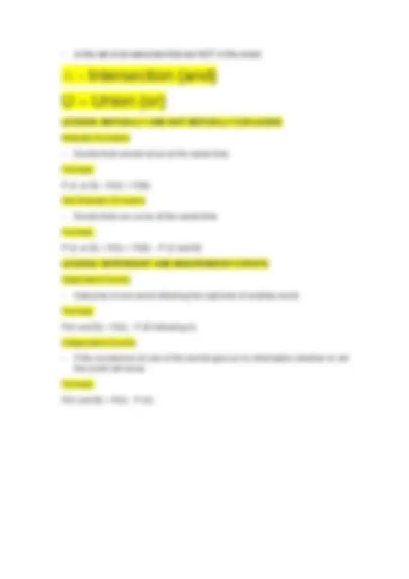 MATHEMATICS 10 QUARTER 3 REVIEWER | Study notes Mathematics | Docsity