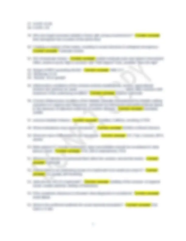 Urology Case Studies and Quiz Questions | Exams Nursing | Docsity