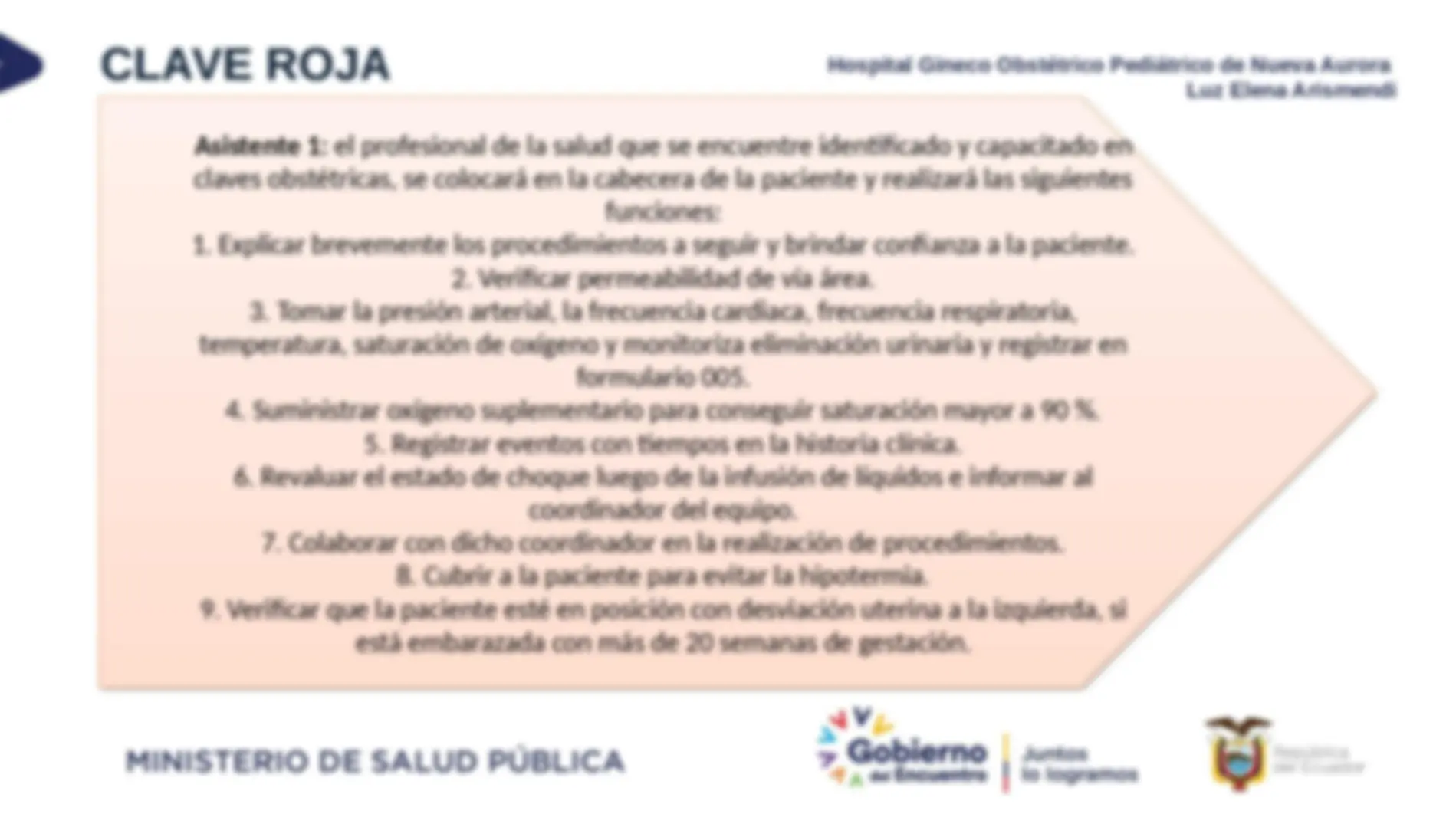 SCORE MAMA y Claves Obstétricas: identificación y tratamiento de ...