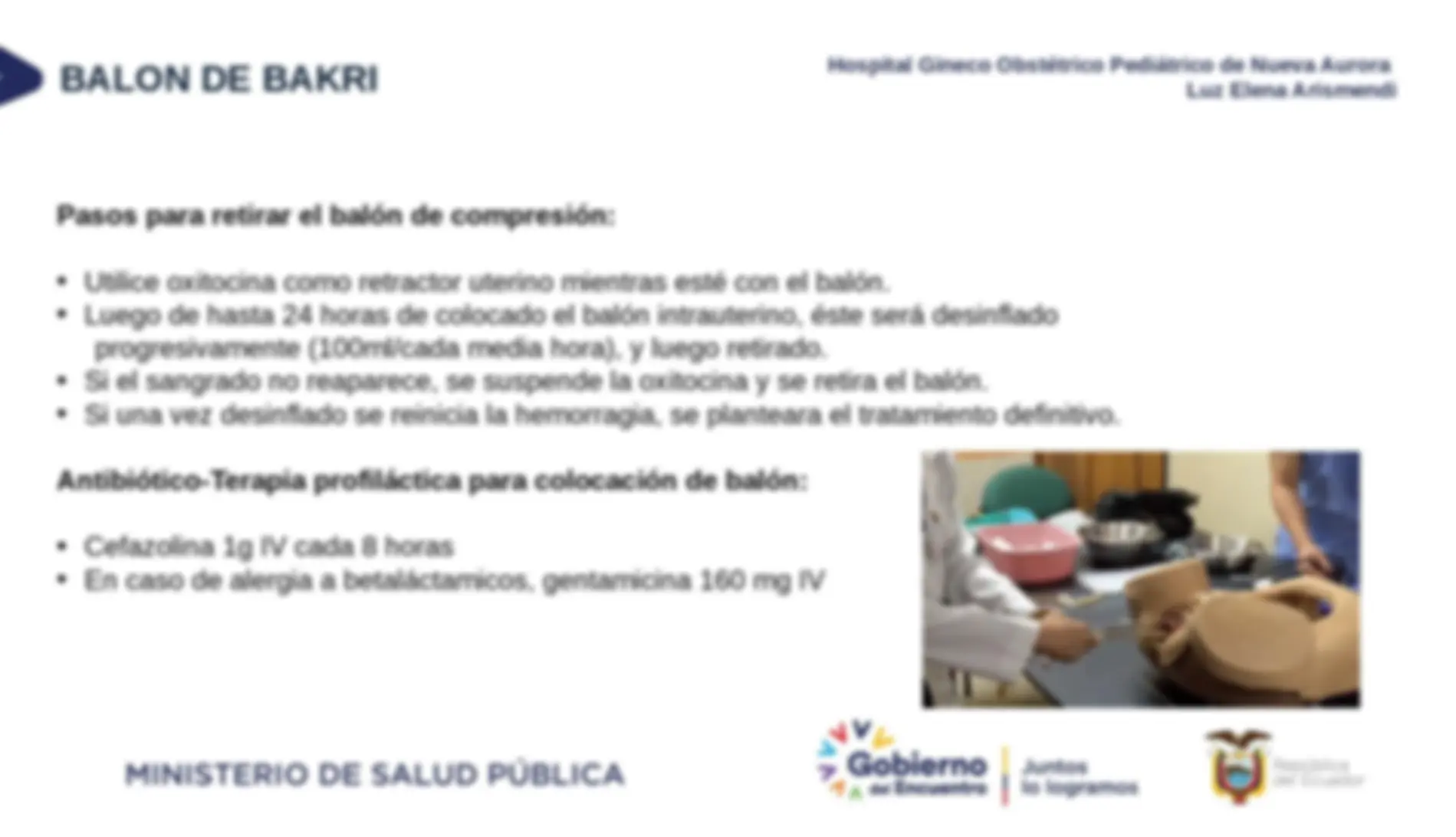 SCORE MAMA y Claves Obstétricas: identificación y tratamiento de ...