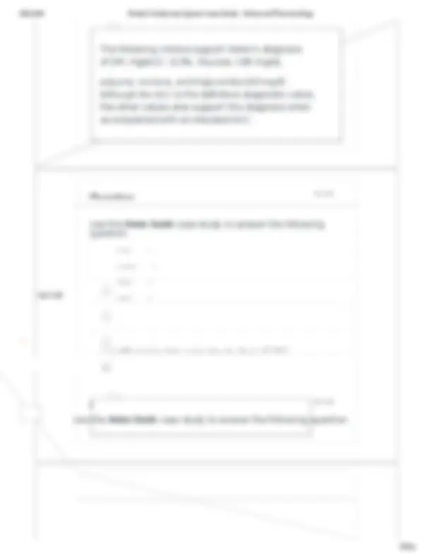 Week 5: Endocrine System Case Study | Study notes Nursing | Docsity