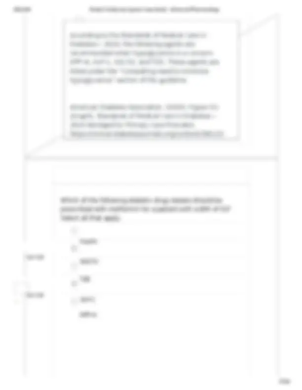 Week 5: Endocrine System Case Study | Study notes Nursing | Docsity