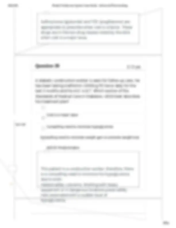 Week 5: Endocrine System Case Study | Study notes Nursing | Docsity