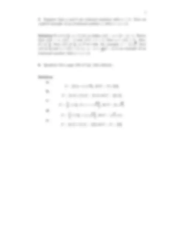 Solutions to Assignment 2, Math 220: Infimum, Supremum, and Irrational Numbers | Assignments ...