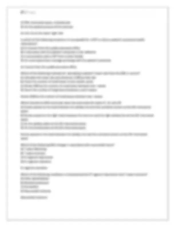 KAISER EKG EXAM 2024 | Exams Nursing | Docsity