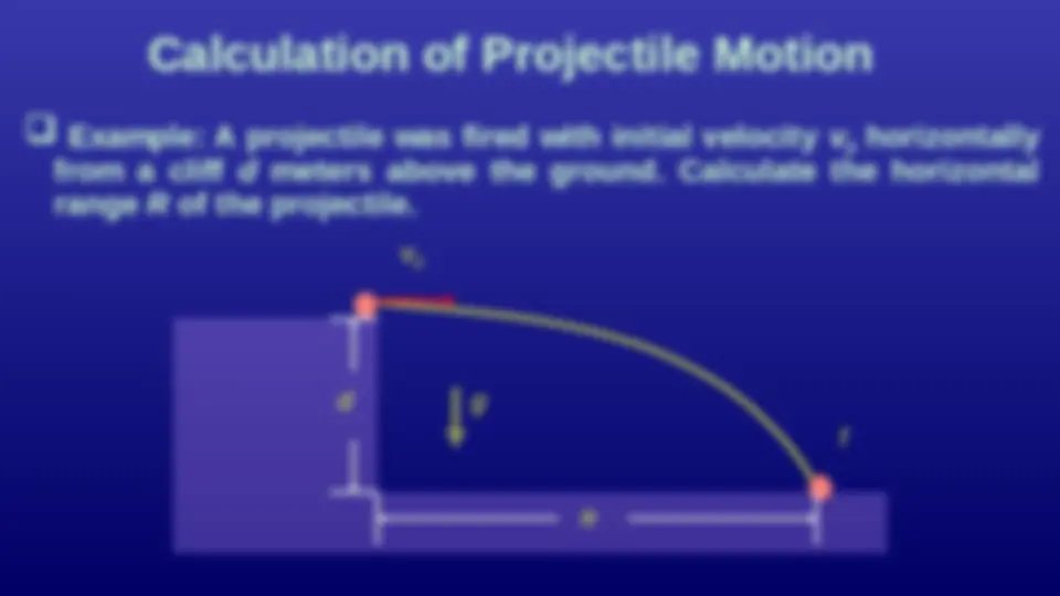 Kinematics of Motion: 1D and 2D | Slides Science education | Docsity