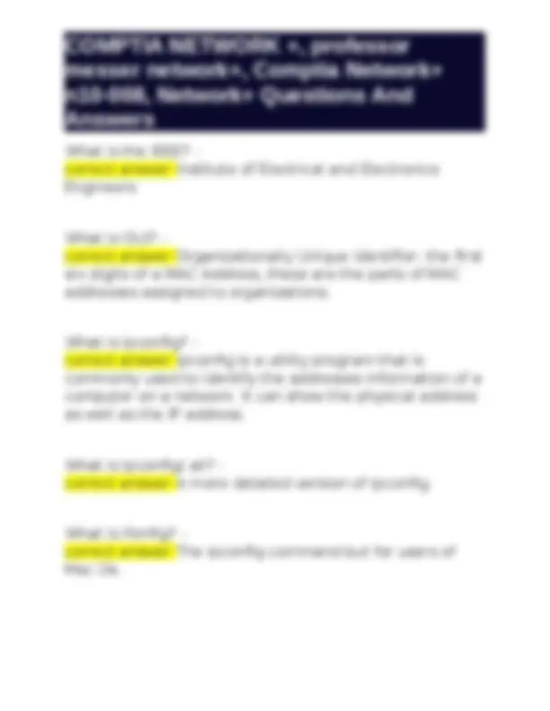 COMPTIA NETWORK +, professor messer network+, Comptia Network+ n10-008 ...