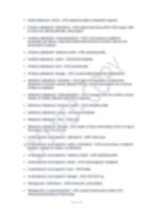 2024 EMT Pharmacology Exam: Indications, Contra-indications, Control ...