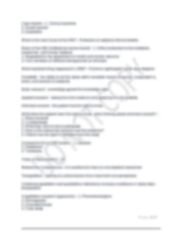 NURS 225 Final Exam: Understanding PICOT Questions, EBP Process, and ...