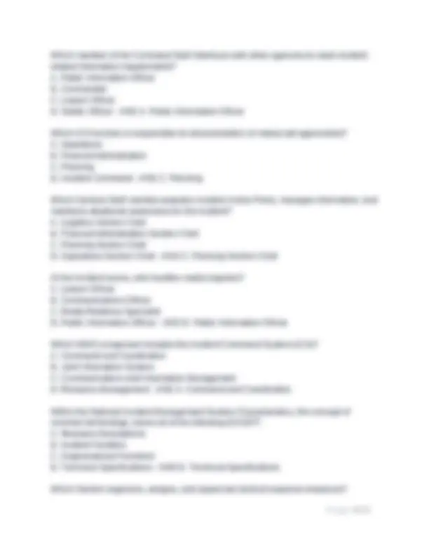 FEMA ICS 100 Exam: Q&A on Incident Command System | Exams Introduction ...