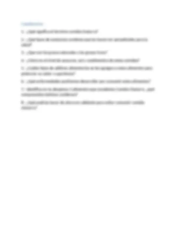 Comida Sana vs Comida Chatarra: Comparación y Diferencias - Prof ...