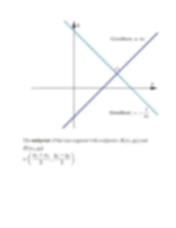 Coordinate Geometry in IGCSE Mathematics | Study notes Mathematics ...