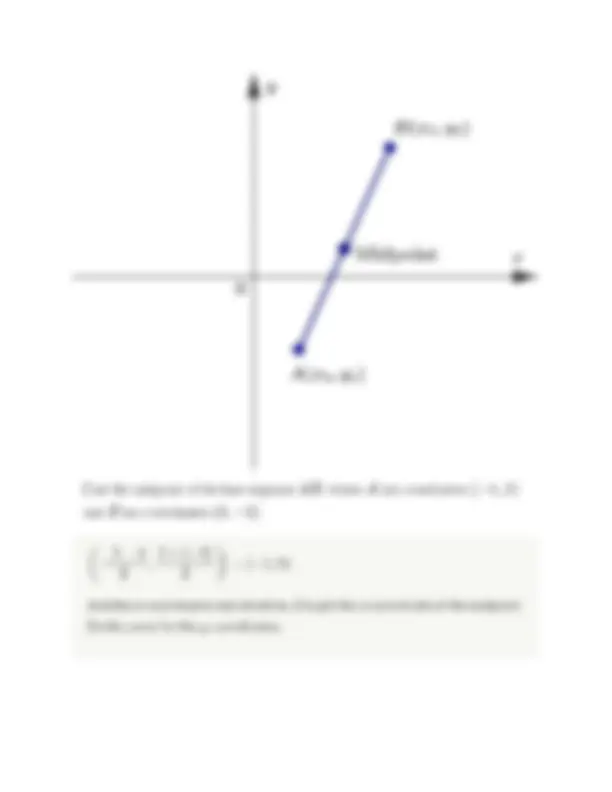 Coordinate Geometry in IGCSE Mathematics | Study notes Mathematics ...
