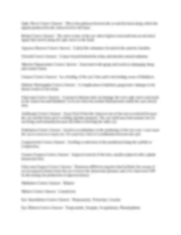 Paraoptometric Certification Exam: Ophthalmic Terminology & Equipment Q ...