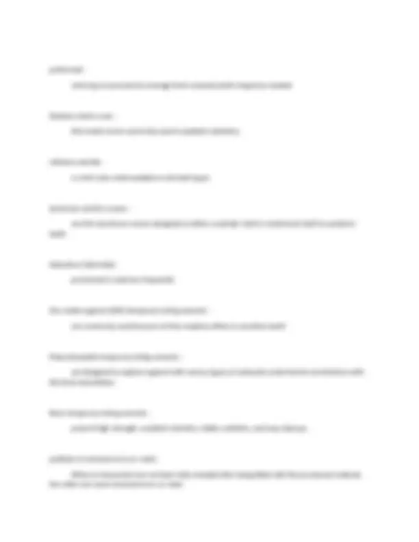 Dental Materials Lesson 9: Provisional Coverages and Their Fabrication ...