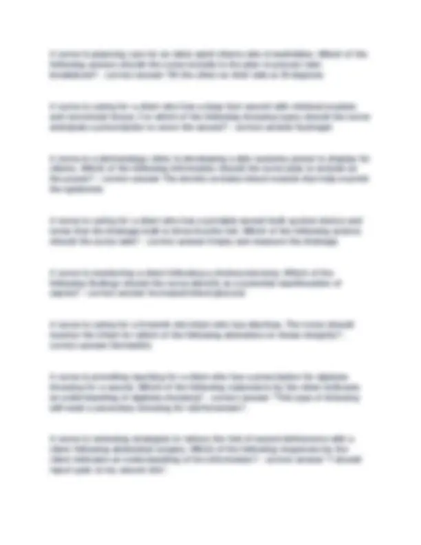 ATI ENGAGE FUNDAMENTALS: TISSUE INTEGRITY- POST TEST SOLVED | Exams ...