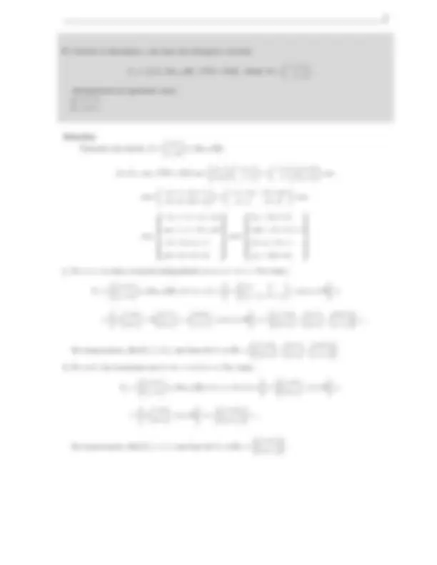 Calculo de dimensiones y bases de subespacios vectoriales | Ejercicios de Álgebra Lineal | Docsity