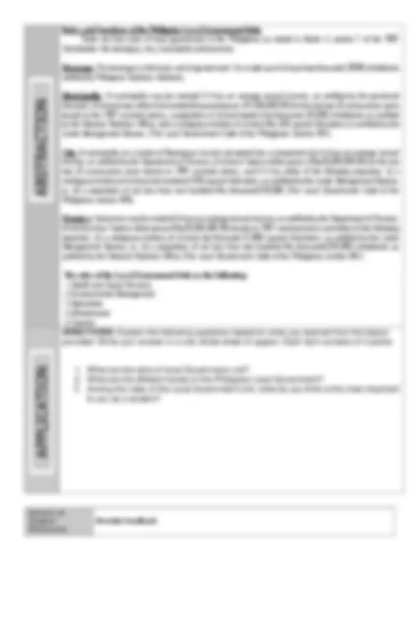 Decentralization and Local Governance in the Philippines: A Module for ...