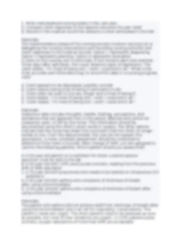 Nursing Record Documentation and Prioritization of Tasks | Exams Nursing | Docsity