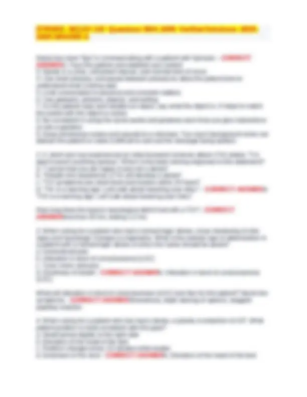 NCLEX 122 Questions With 100% Verified Solutions -20242025 GRADED A ...