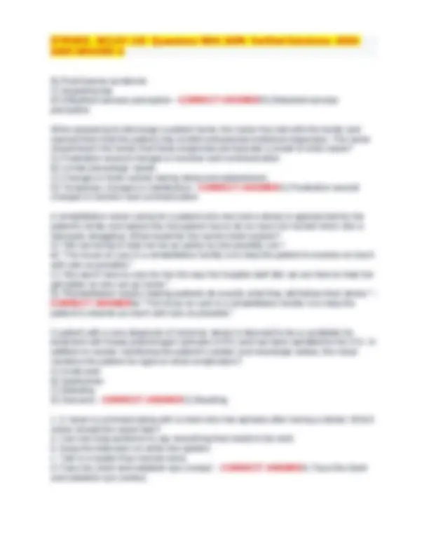 NCLEX 122 Questions With 100% Verified Solutions -20242025 GRADED A ...