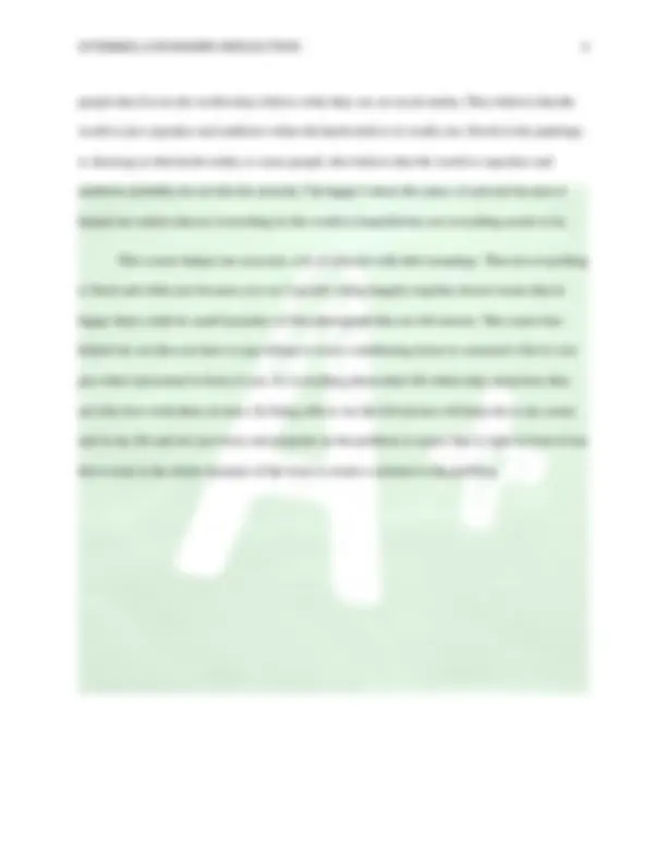 Interrelationships Reflection: An Analysis of Echo of Scream by David ...