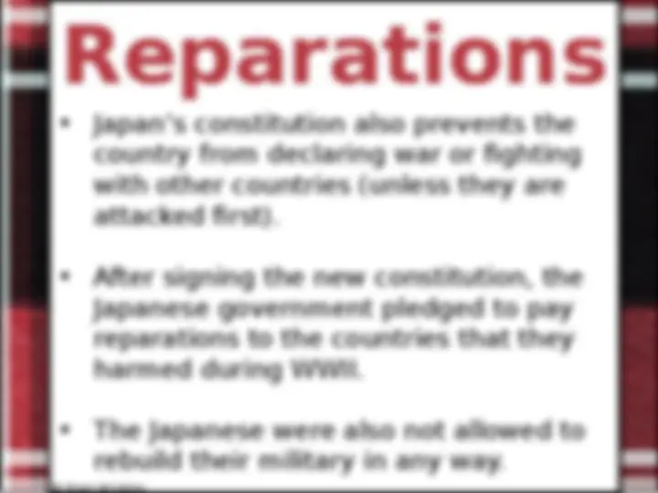 Rebuilding Japan After World War II | Assignments Political studies ...