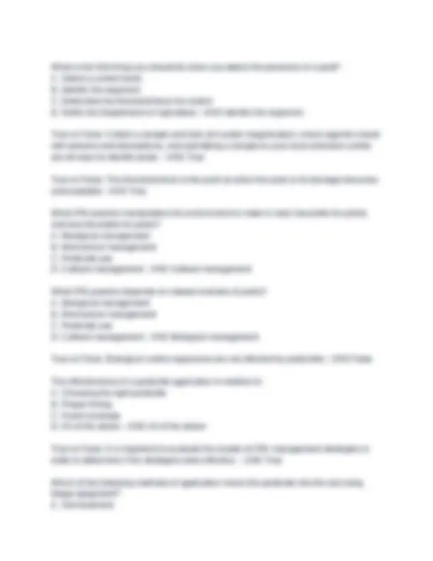 Practice Test for Iowa Pest Core, Category 2, & Category 6 Exam ...