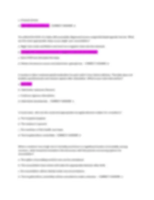 Neonatal Resuscitation Practice Exam Questions and Answers | Exams ...