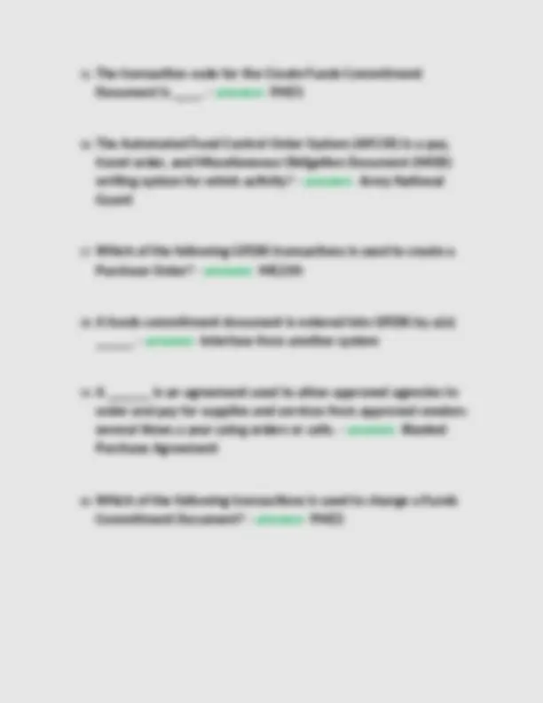 2024 GFEBS Spending Chain PO Q&A: Comprehensive Guide | Exams Business ...