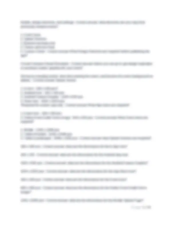 Guide to Customizing Mobile Event App Features | Exams Applied Computing | Docsity