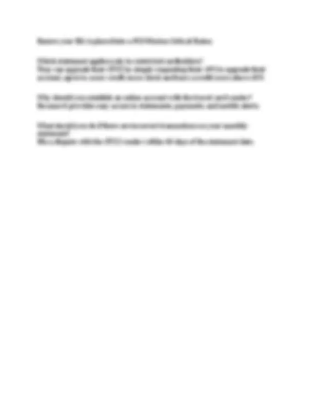 Army Travel Card 101 Answers | Exams Law | Docsity