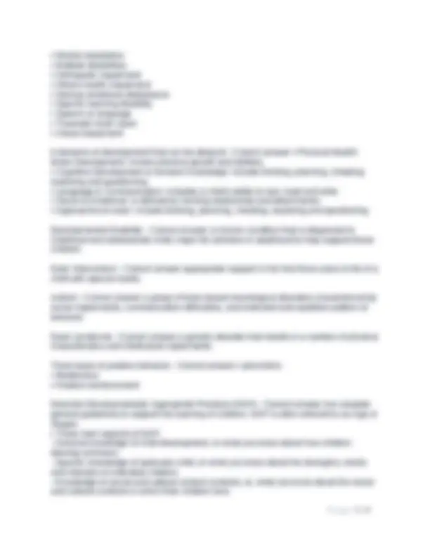 DCF Special Needs Exam: Questions and Answers on Supporting Children ...