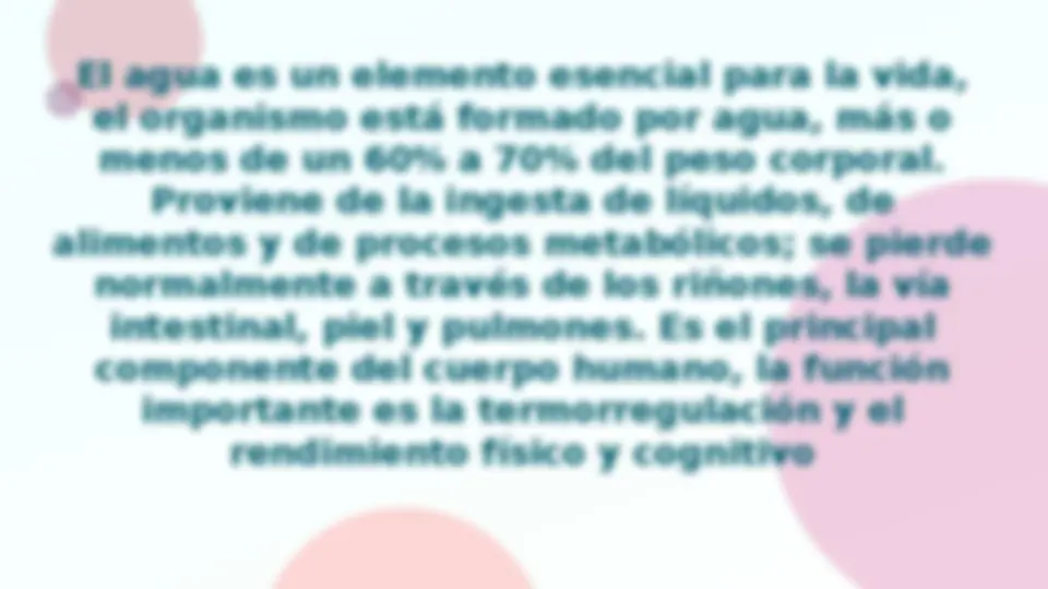 Técnica de valoración de la eliminación de líquidos | Diapositivas de Anatomía Aplicada | Docsity
