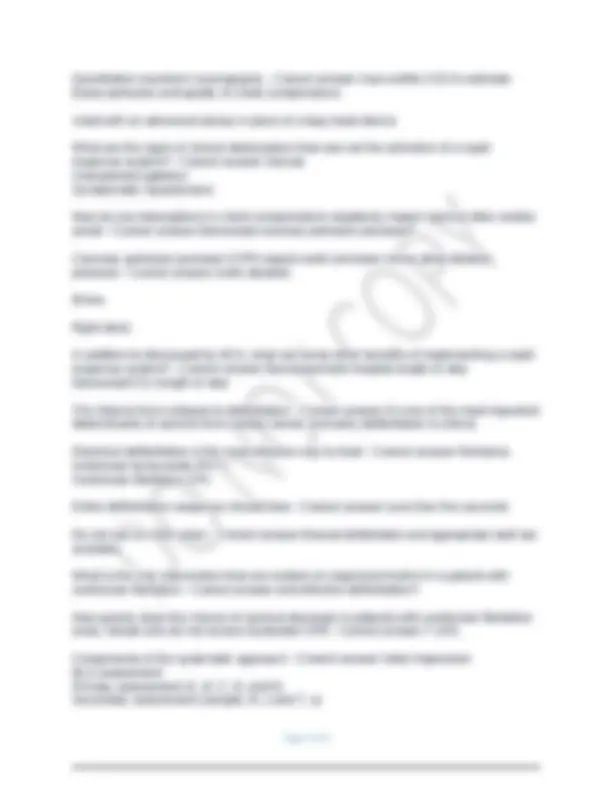 Heart Code ACLS Online Class Exam Study Guide Questions & Answers ...