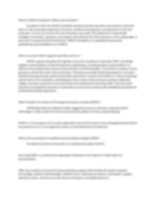 History and Structure of the American Health Information Management ...