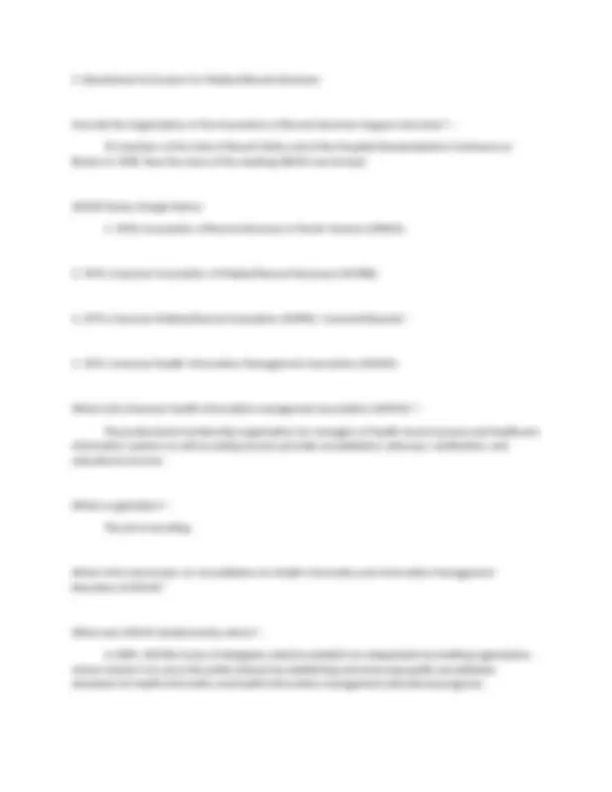 History and Structure of the American Health Information Management ...