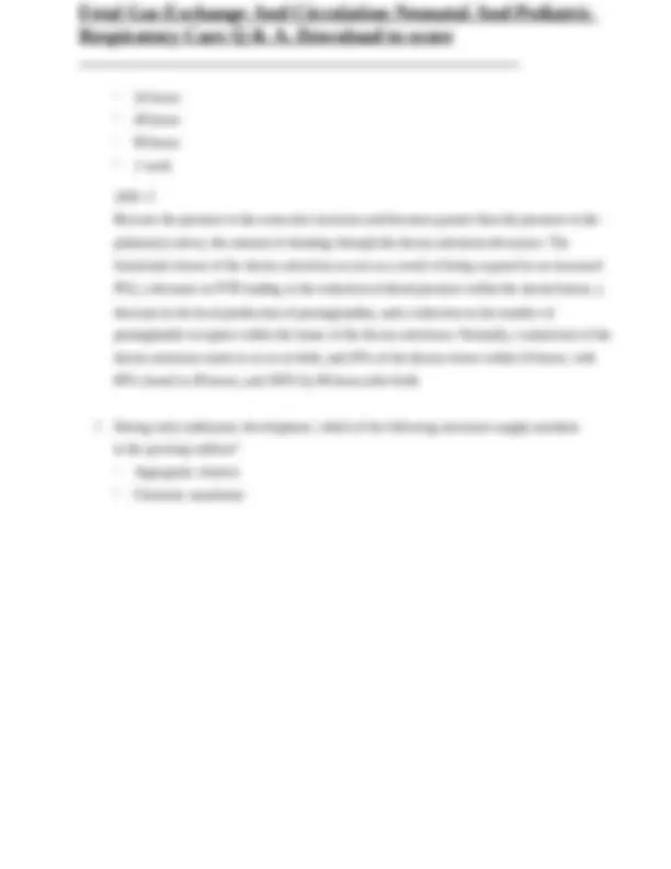 Fetal Gas Exchange and Circulation: Neonatal and Pediatric Respiratory ...