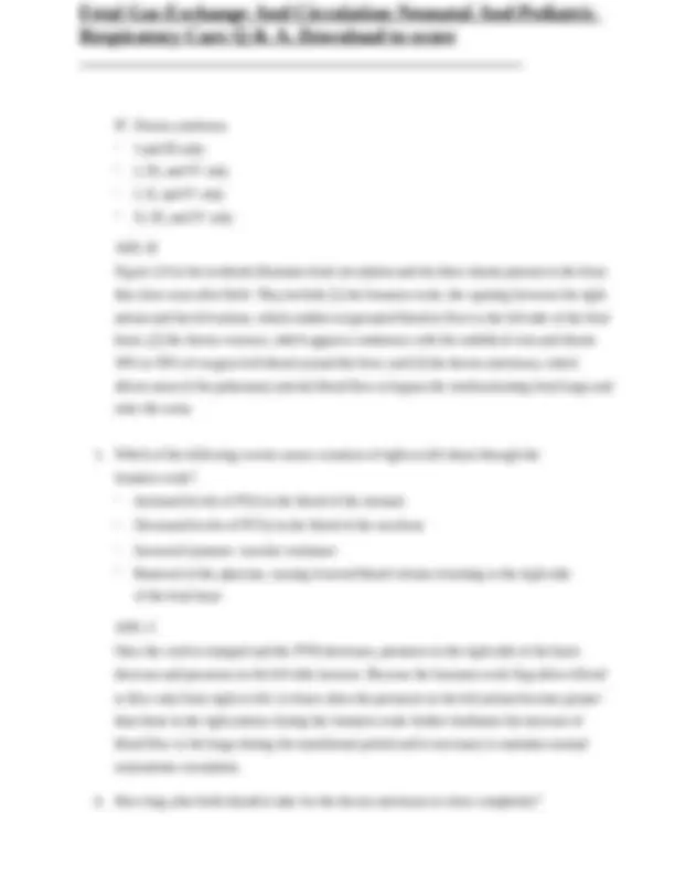 Fetal Gas Exchange and Circulation: Neonatal and Pediatric Respiratory ...