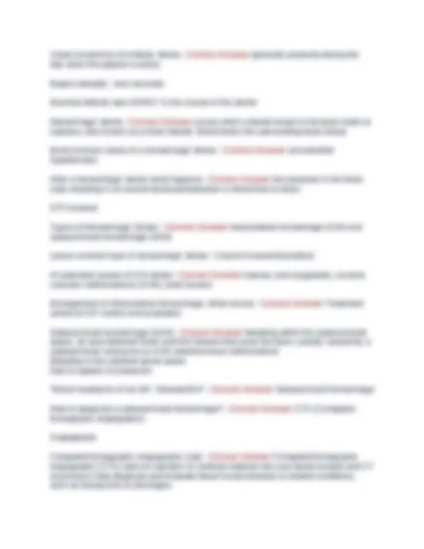 Understanding Cerebral Vascular Accidents (Strokes): Causes, Types, and ...