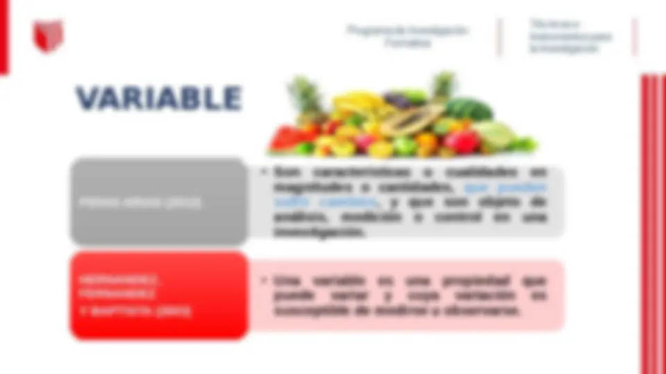 VARIABLES Y OPERACIONALIZACIÓN | Esquemas y mapas conceptuales de ...