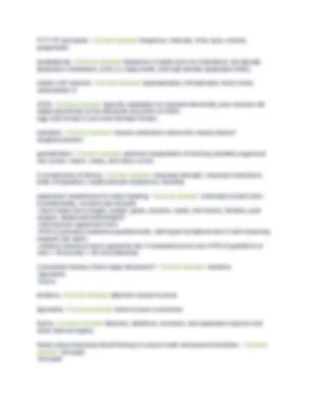 ACSM CPT Exam Questions and Answers | Exams Nursing | Docsity